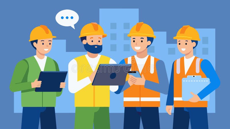 Construction Project Manager Stock Illustrations – 5,783 Construction ...