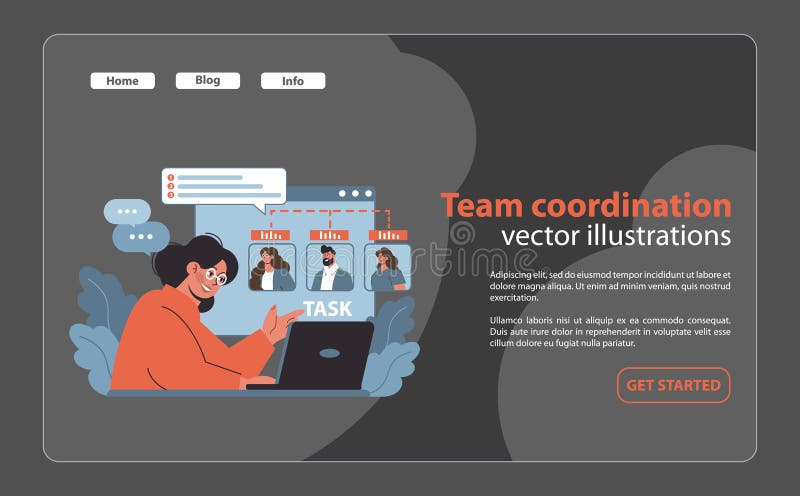Task Coordination Stock Illustrations – 746 Task Coordination Stock ...