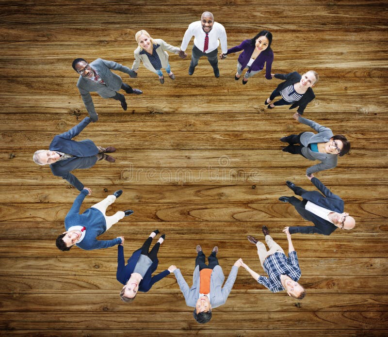 Unity and Connection of People. Four Multi Ethnic Students Friends ...