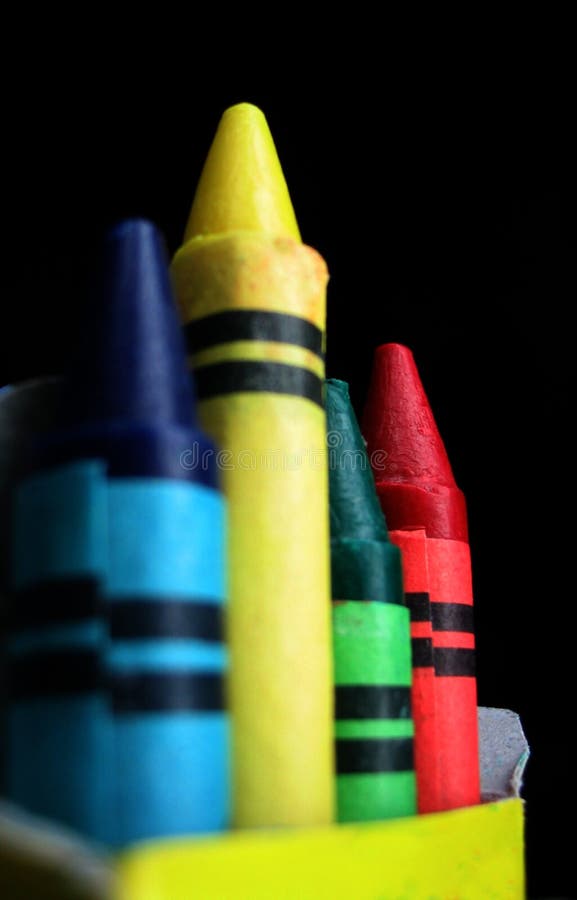Team of crayons stock image. Image of tools, object, crayons - 53925