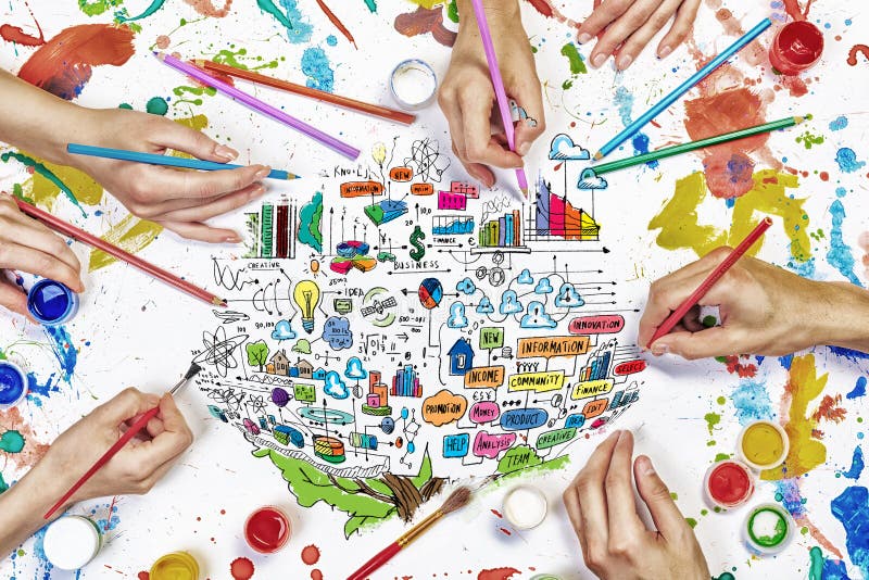 Team creative work stock photo. Image of teamwork, together - 62305556