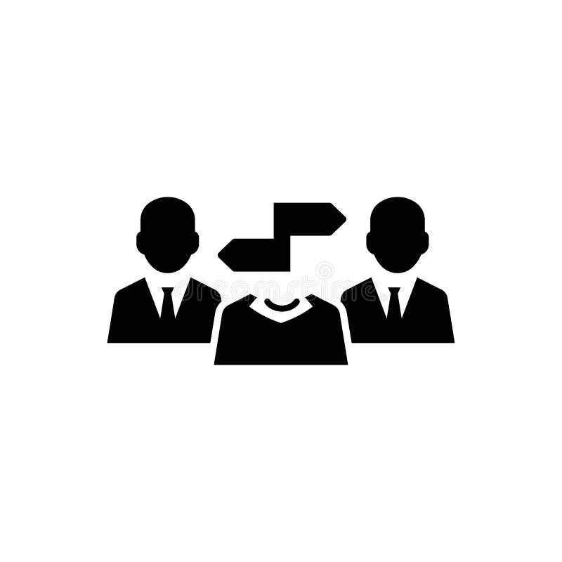 Team Decision Icon stock vector. Illustration of icon - 192457445