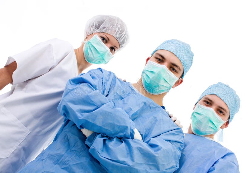 Chirurgen, Die Zur Operation Fertig Werden Stockbild - Bild von ...