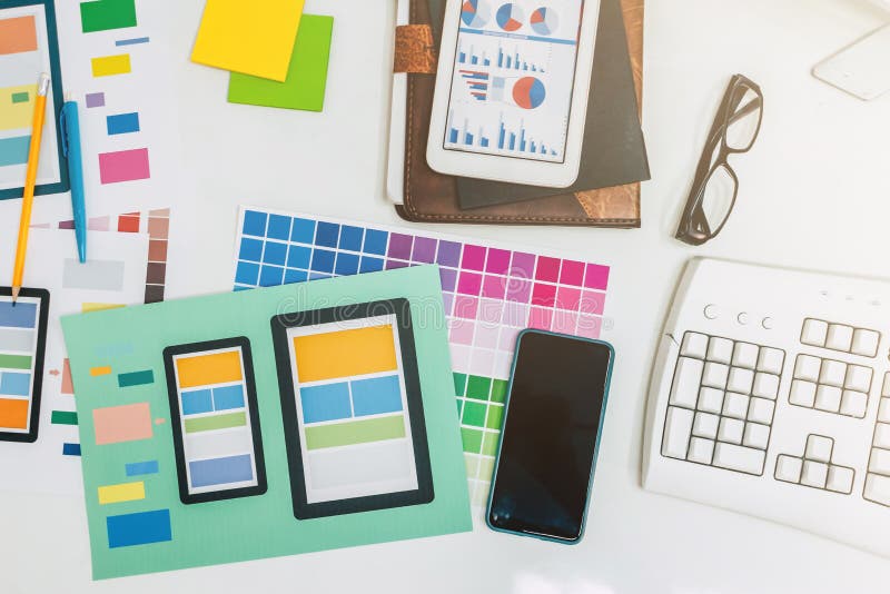 A Team of Designers and Website Designers are Collaborating To Develop ...