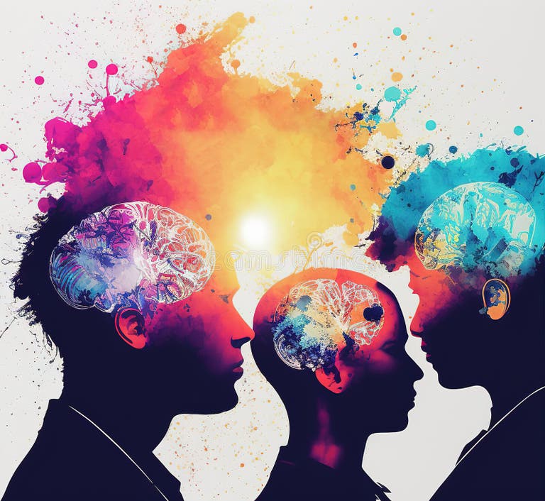 Team develop new ideas stock illustration. Illustration of genius ...