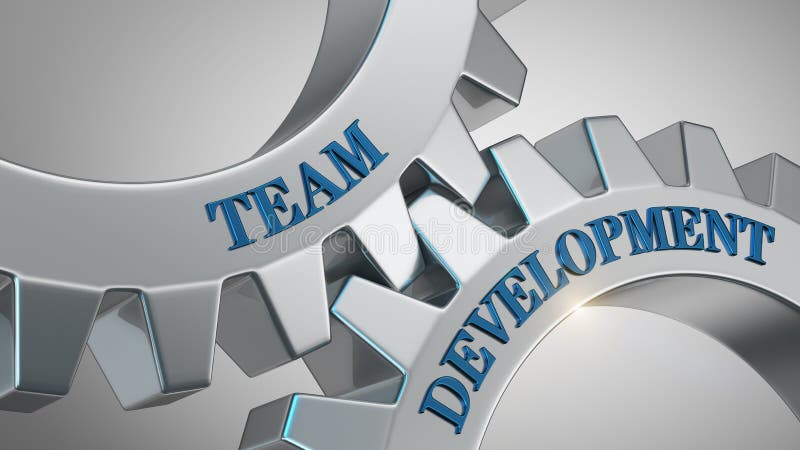 Team development concept stock illustration. Illustration of group ...