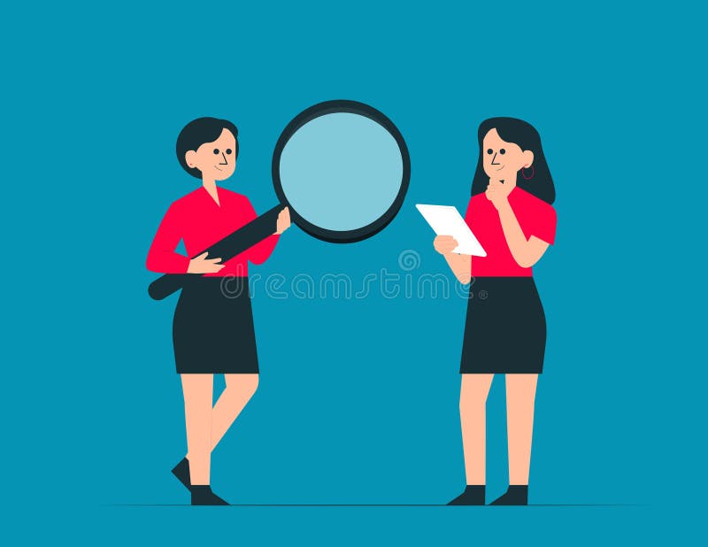 Team with Development Focus. Marketing Research Vector Concept Stock ...