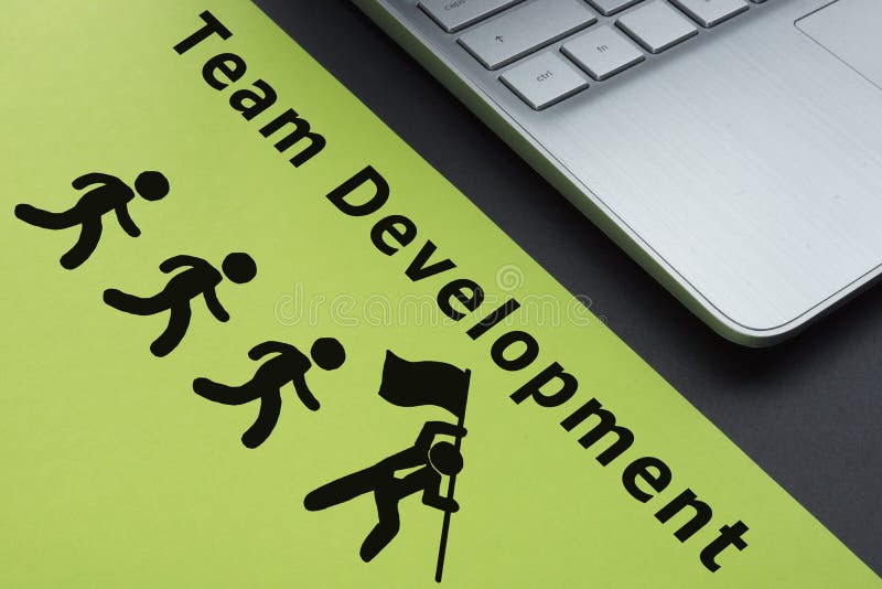 Team Development is Shown on the Photo Using the Text Stock Image ...