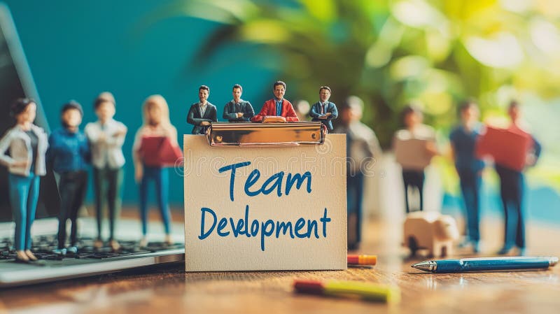 Team Development Strategy and Business Growth Showcasing Their Joint ...