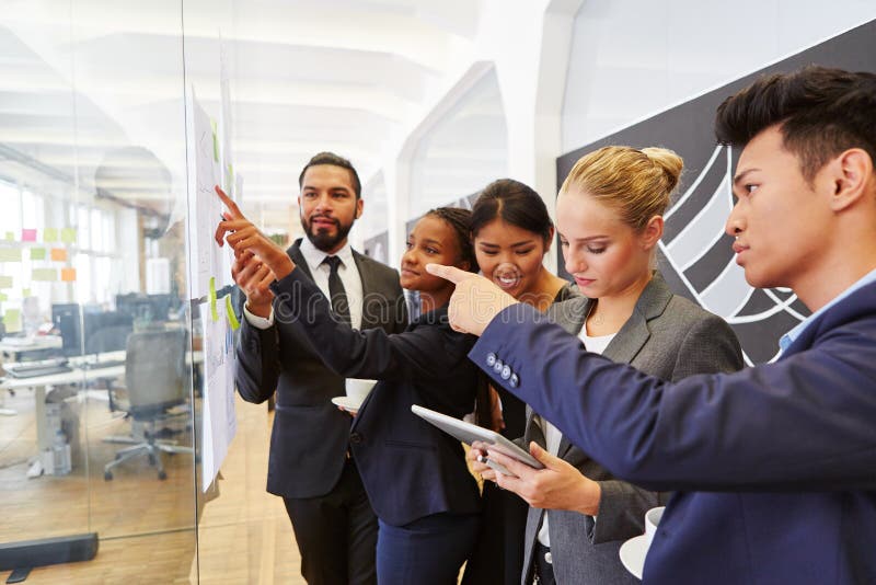 Team Discuss Strategy Planning Stock Photo - Image of businesswoman ...