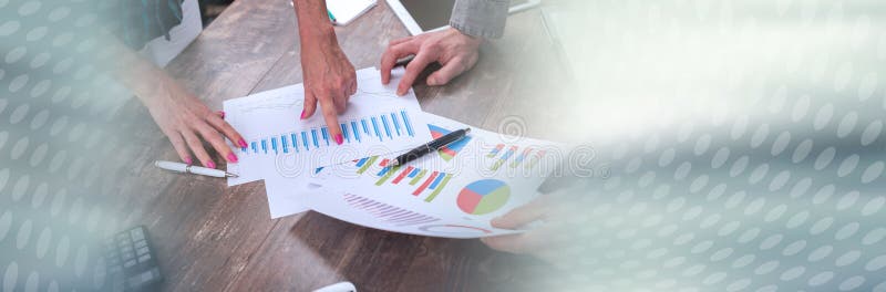 Teamwork and Discussion. Panoramic Banner Stock Photo - Image of ...