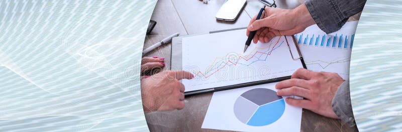 Teamwork and Discussion. Panoramic Banner Stock Image - Image of ...