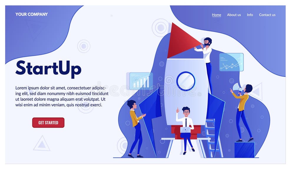 Team of Diverse Startup Entrepreneurs Working on a Launch, Man with ...