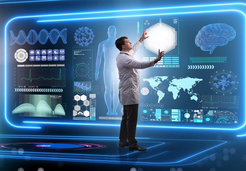 Team of Doctor in Remote Diagnostics Examination Concept Stock Photo ...