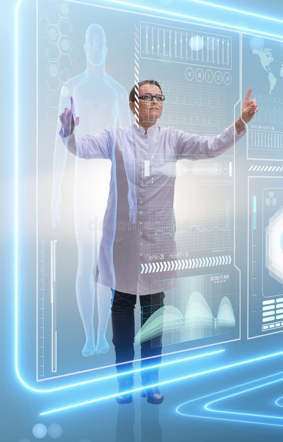 Team of Doctor in Remote Diagnostics Examination Concept Stock Photo ...