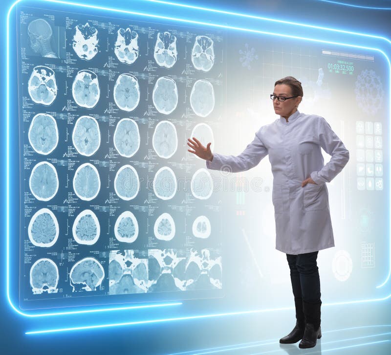 Team of Doctor in Remote Diagnostics Examination Concept Stock Photo ...