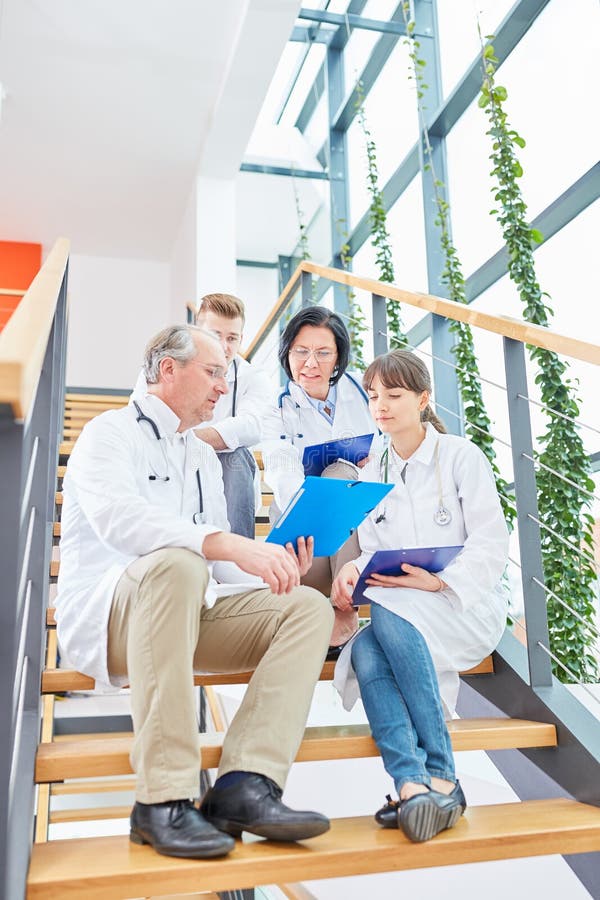 Doctors Cooperation with Medical Equipment Stock Image - Image of ...