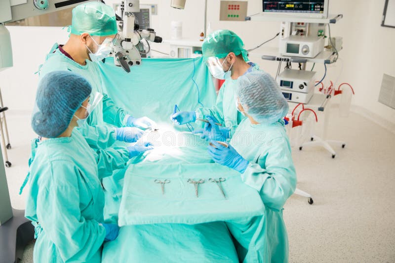Surgeons Looking Happy after Surgery Stock Image - Image of hospital ...