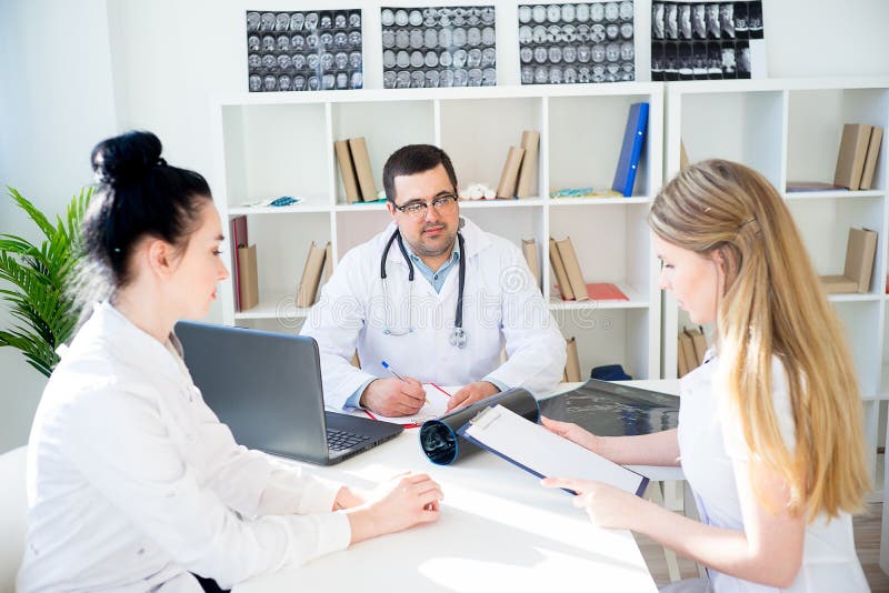 Team of Doctors at Working Place Stock Photo - Image of specialist ...