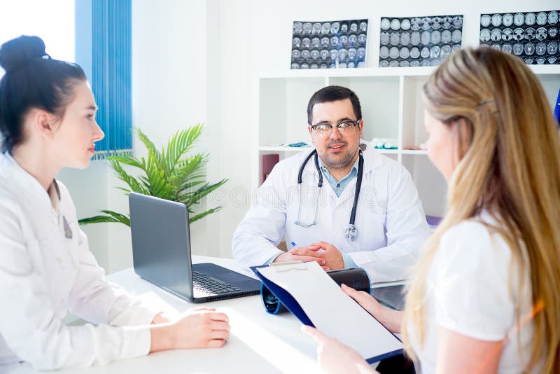 Team of Doctors at Working Place Stock Image - Image of profession ...
