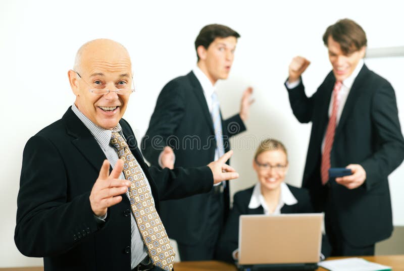 Team en Teamleader: succes stock foto. Image of rijp, project - 6543358