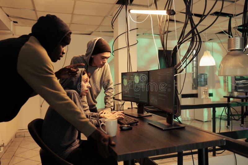 Police Officers Analyzing Criminal Investigations Evidence Stock Photo - Image of mysterious ...