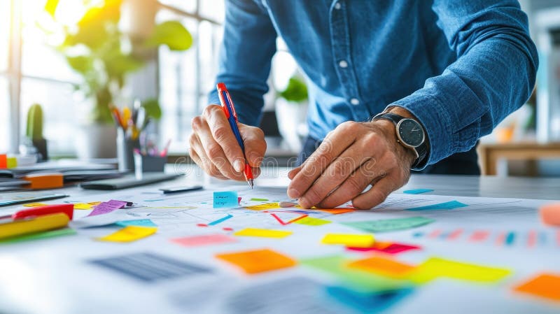 Innovative Mind Mapping for Startup Development Stock Illustration ...