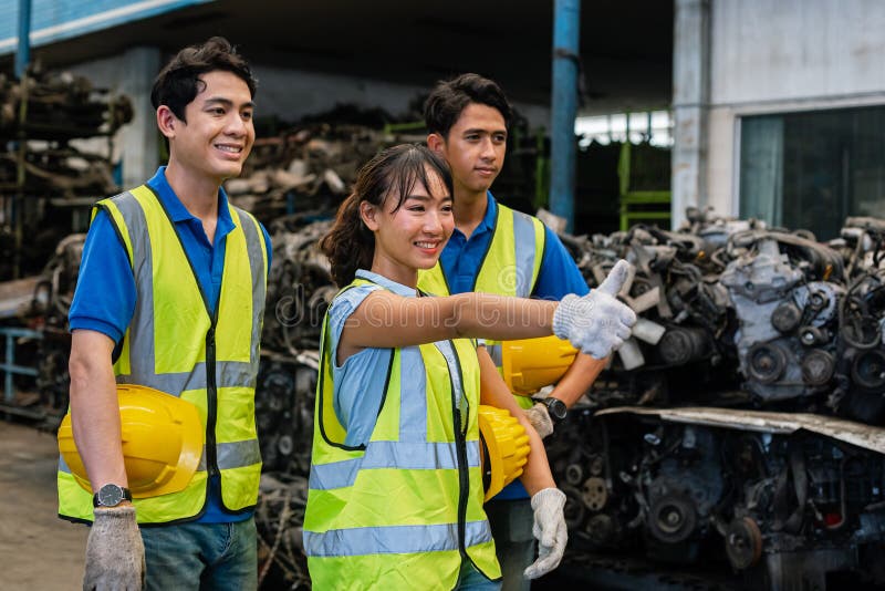 Team Engineering Worker Technician, Workshop Manufacturing. Stock Image ... Team Engineering Worker Technician, Workshop Manufacturing. Stock Image ...