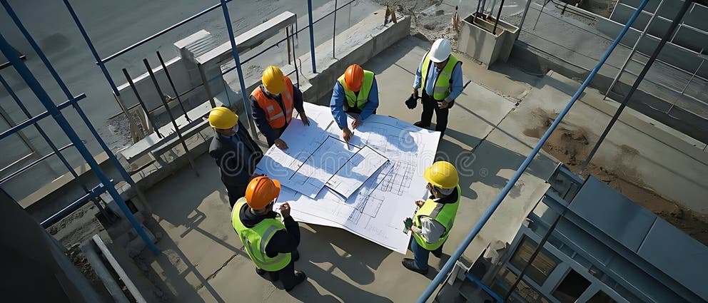 Engineers and Architects Discussing a Building Model Innovative ...
