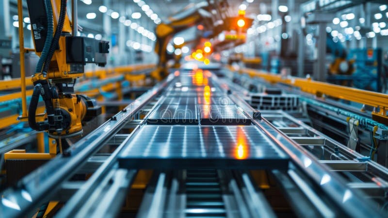 A Team of Engineers Design and Construct a Massive Solar Panel Assembly ...