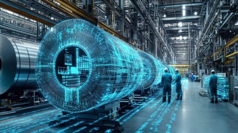 A Team of Engineers and Professionals in an Industry Manufacturing ...