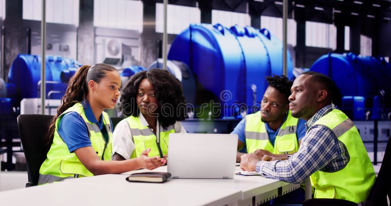 Team of Engineers Talking stock image. Image of construction - 316921139