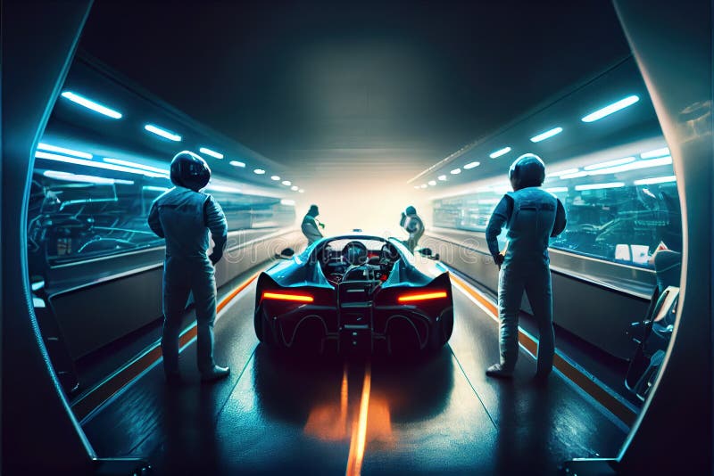 Team of engineers stock illustration. Illustration of transportation ...