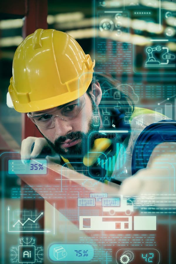 Team of Engineers Working at the Factory Stock Image - Image of ...