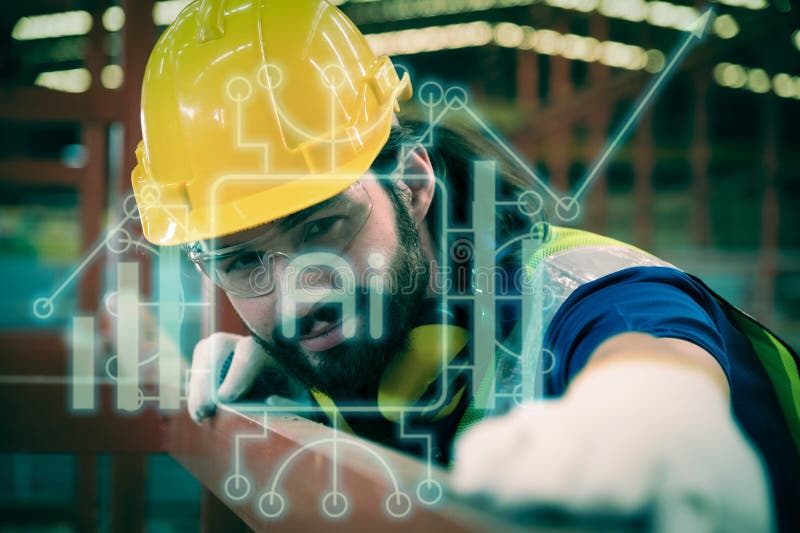 Team of Engineers Working at the Factory Stock Image - Image of hardhat ...