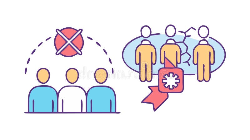 Team Feedback and Collaboration, Vector Design Generative AI Stock ...