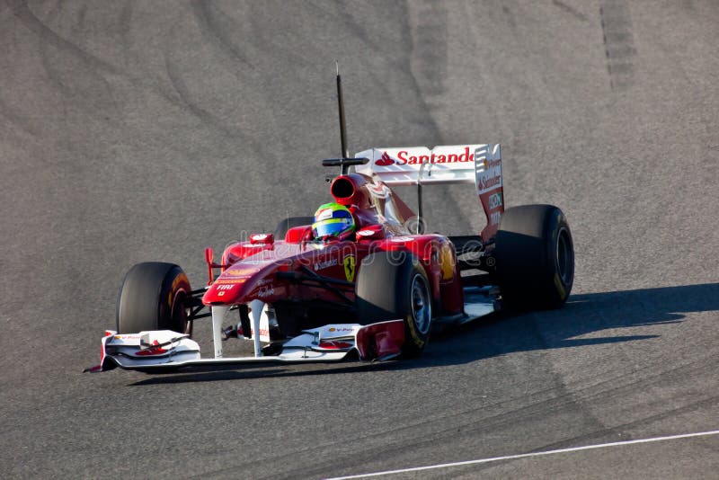 Team Ferrari F1, Felipe Massa, 2011 Editorial Photo - Image of racer ...