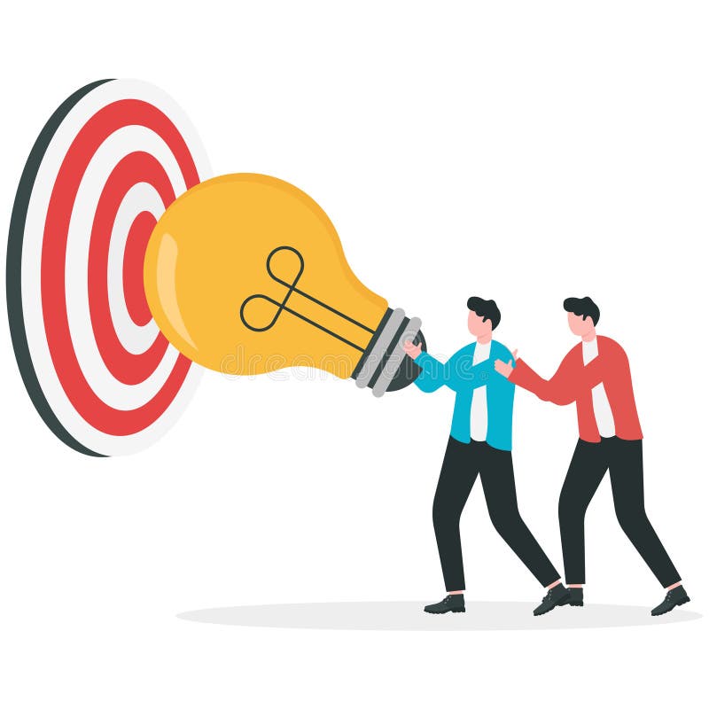 Team Finding Solution To Achieve Target, Brainstorming Idea for Project ...