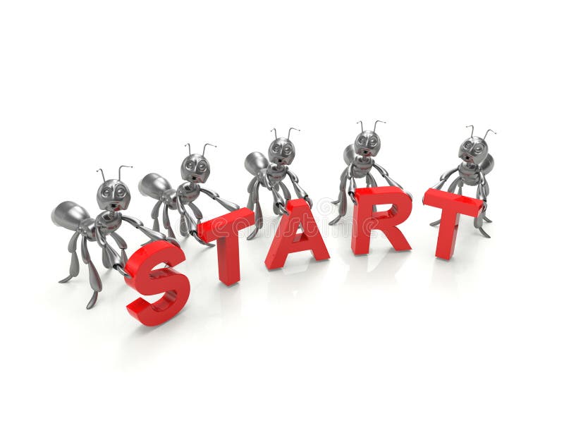 Team forming start word stock illustration. Illustration of assistance ...