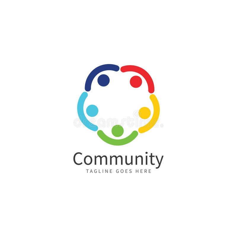 Team Friend Group People Logo Icon Stock Vector - Illustration of ...