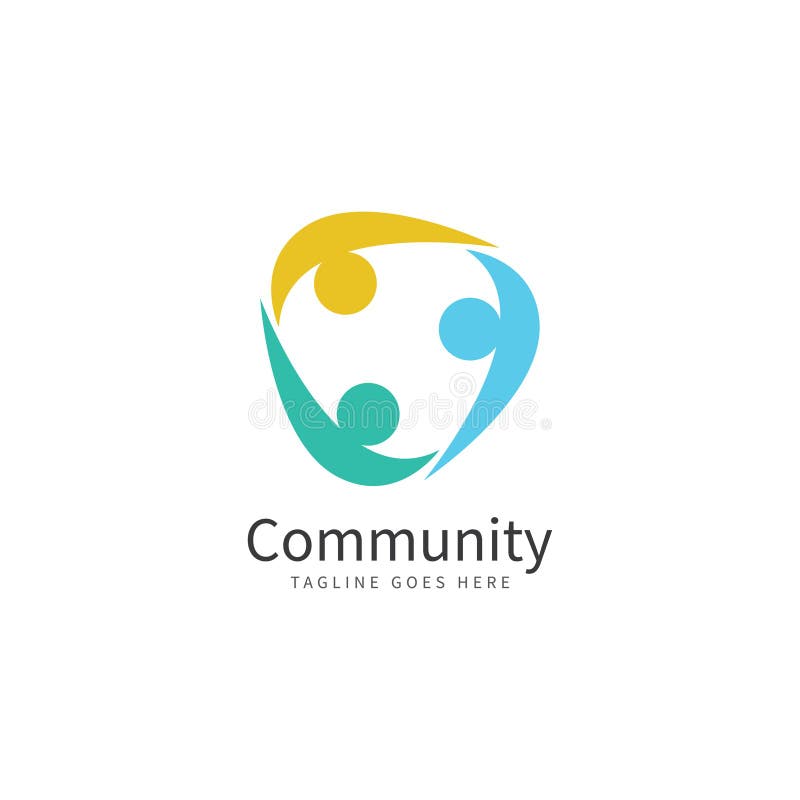 Team Friend Group People Logo Icon Stock Vector - Illustration of icon ...
