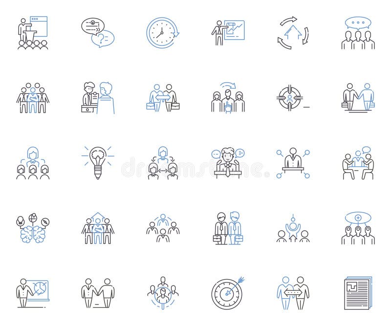 Focused Collaboration Stock Illustrations – 299 Focused Collaboration ...