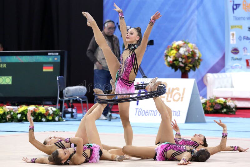 Team Germany Rhythmic Gymnastics Editorial Stock Image - Image of ...