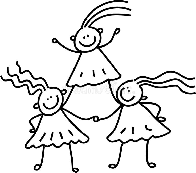 Teamwork Girls Stock Illustrations – 6,077 Teamwork Girls Stock ...