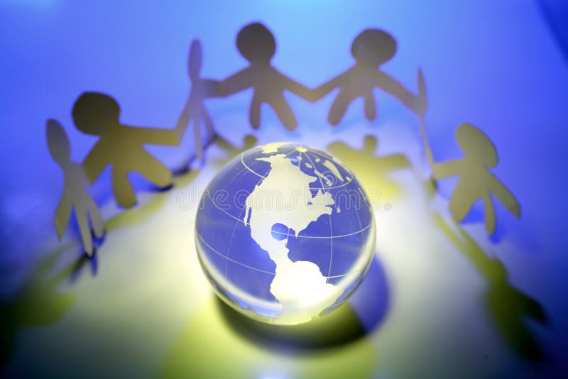 Team and globe stock image. Image of meeting, icon, idea - 4439267