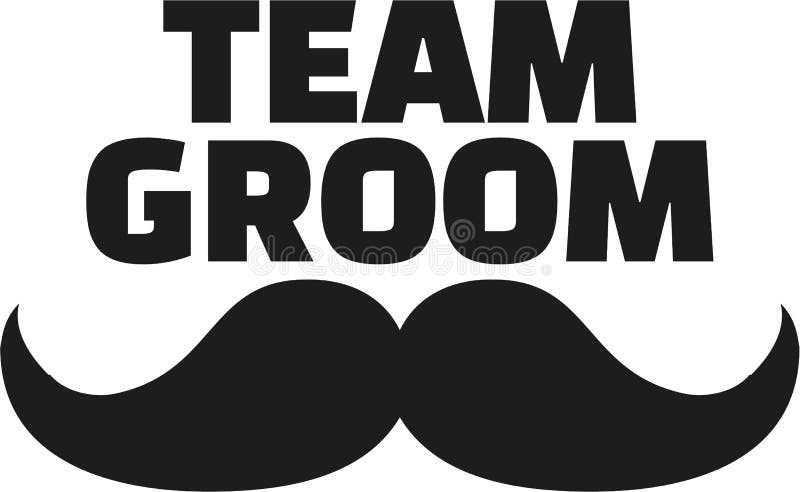 Team Groom. German. Vintage Font. Stock Vector - Illustration of vector ...