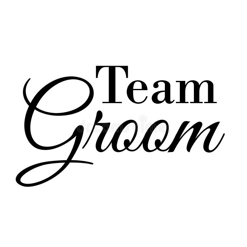 Team groom with two thumbs stock vector. Illustration of party - 107202890