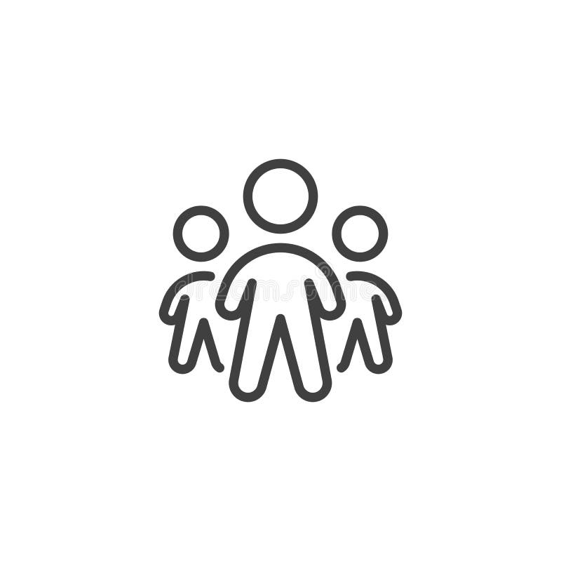 Three People Standing Logo Stock Illustrations – 178 Three People ...