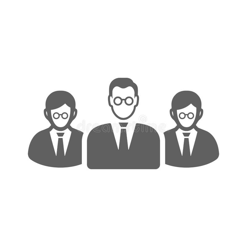 Team, Group, People Icon. Gray Vector Graphics Stock Illustration ...