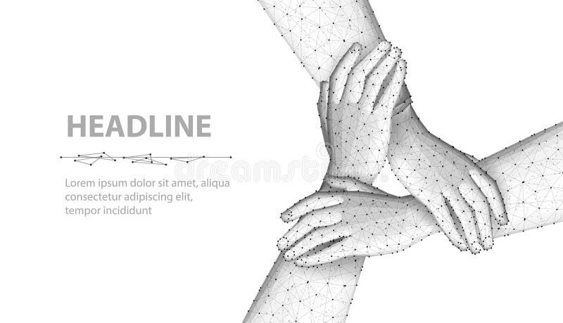 Team Hands Concept. Together Network, Unity Support, Community Connect ...